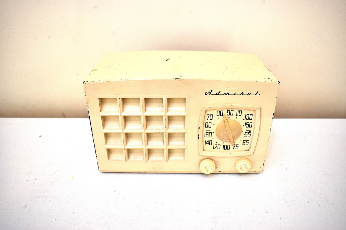 Bluetooth Ready To Go - Ivory 1949 Admiral Model 5R13N Vacuum Tube AM ...