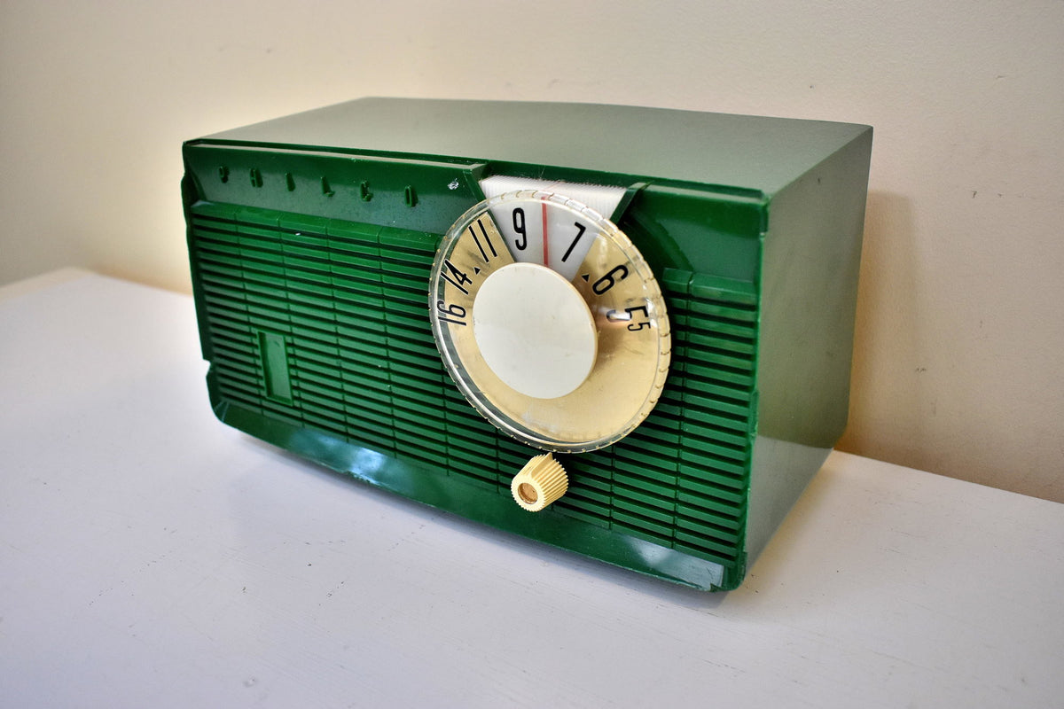 Kelly Green 1958 Philco Model E814 AM Vacuum Tube Radio Rare Awesome C ...