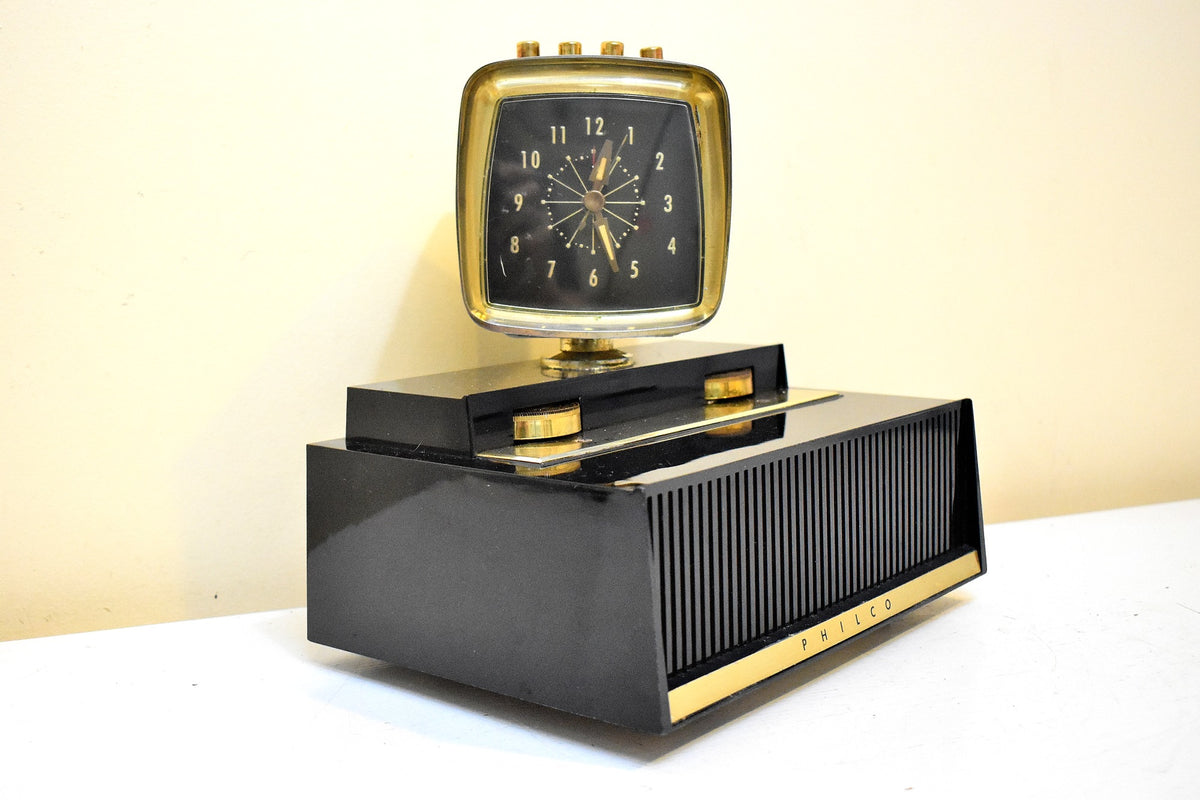 Monolith Black White 1958 Philco Predicta Model H765-124 Vacuum Tube A ...