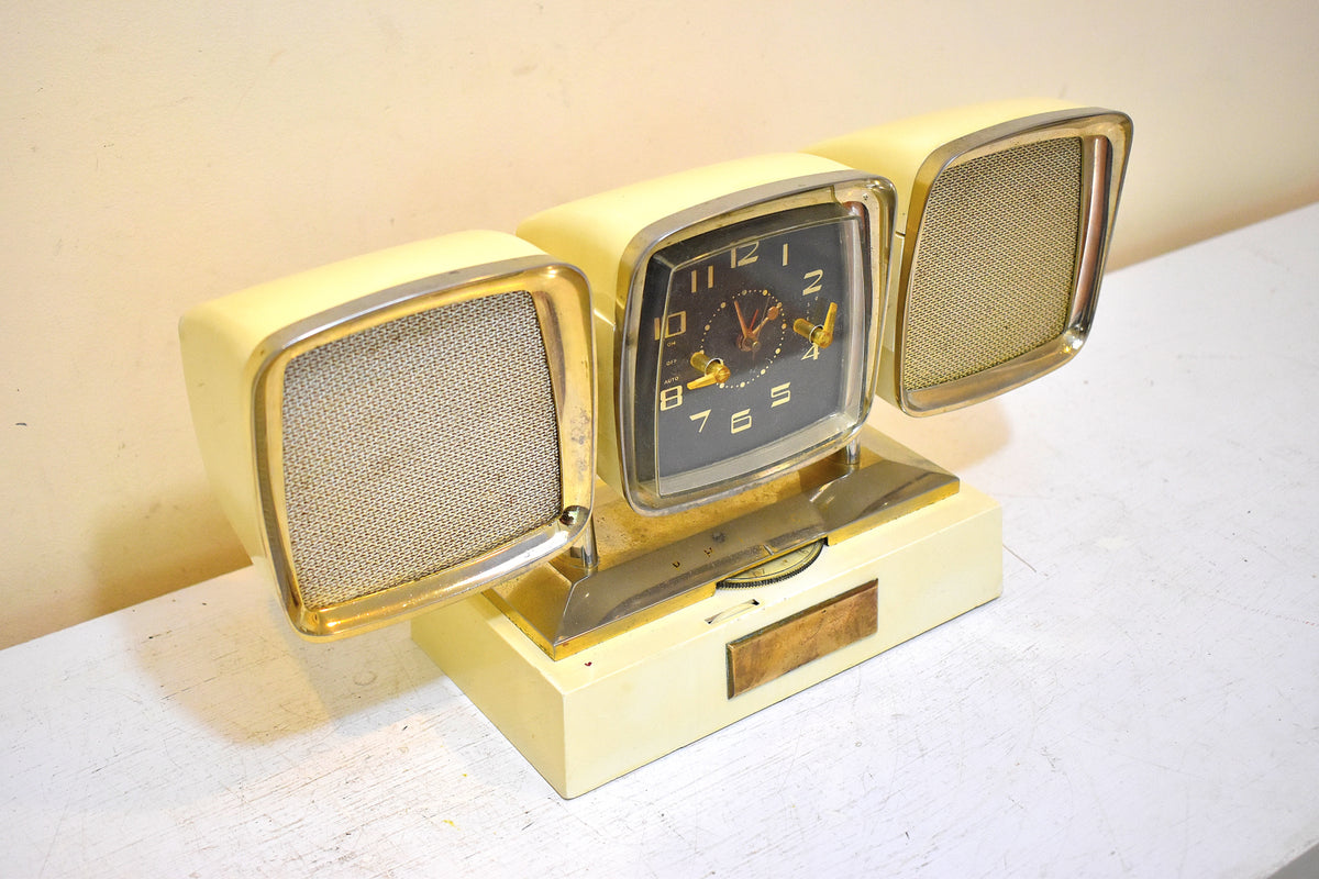 Aura White Late 50s Philco Predicta Unknown Model Solid State Transist ...