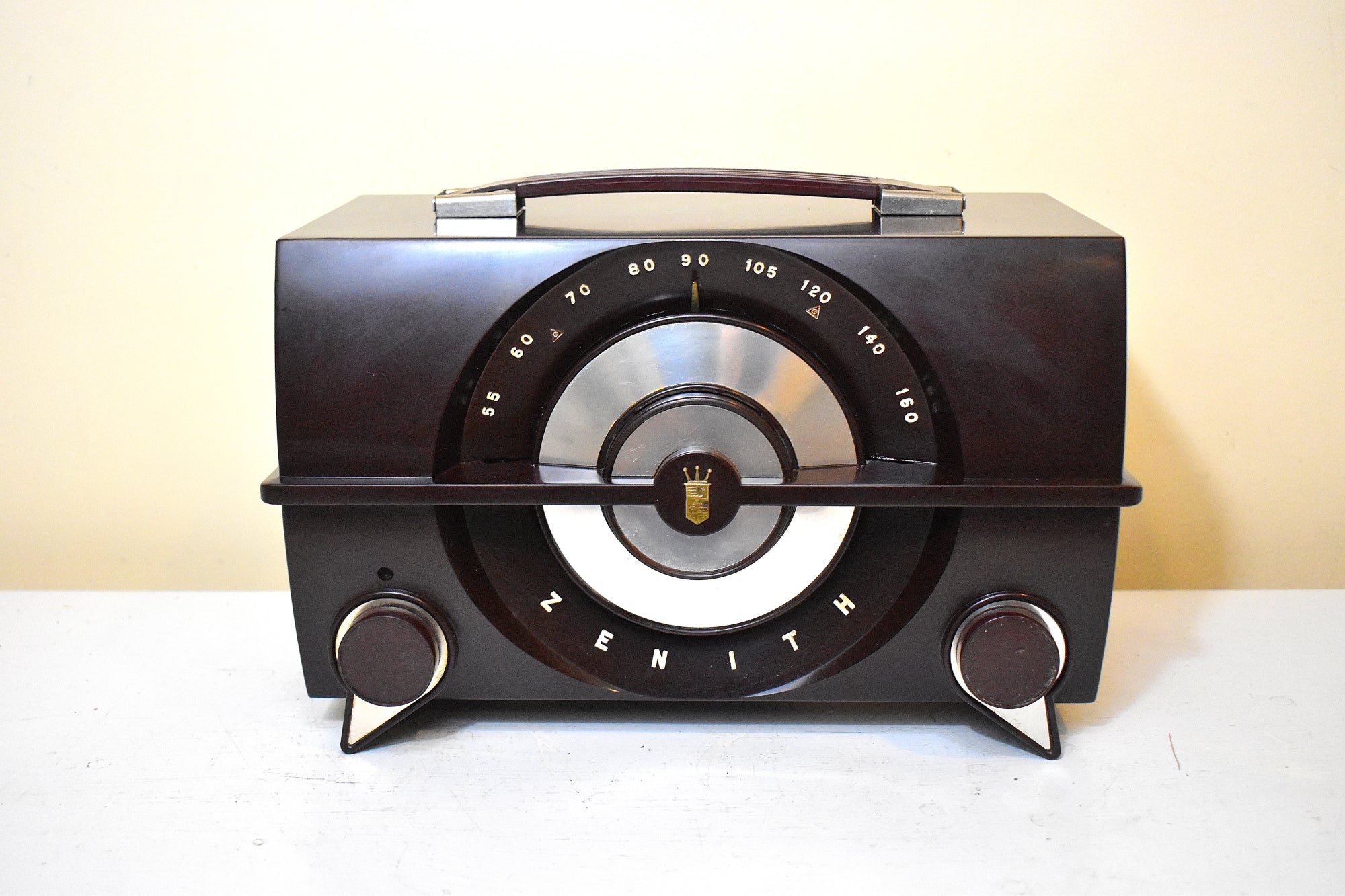 Mocha Brown 1952 Zenith Model K615 Vacuum Tube AM Radio Sounds Great ...
