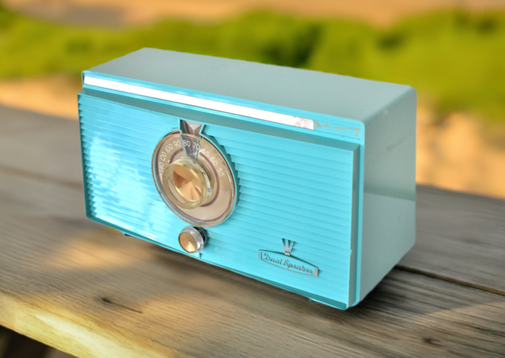 Bluetooth Ready To Go - Laguna Turquoise 1959 General Electric Model T ...