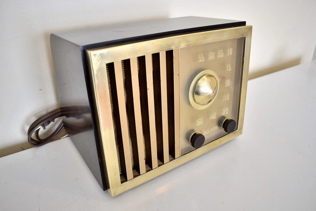 Bluetooth Ready To Go - Regis Gold Bakelite 1947 RCA Victor Model 75X1 ...