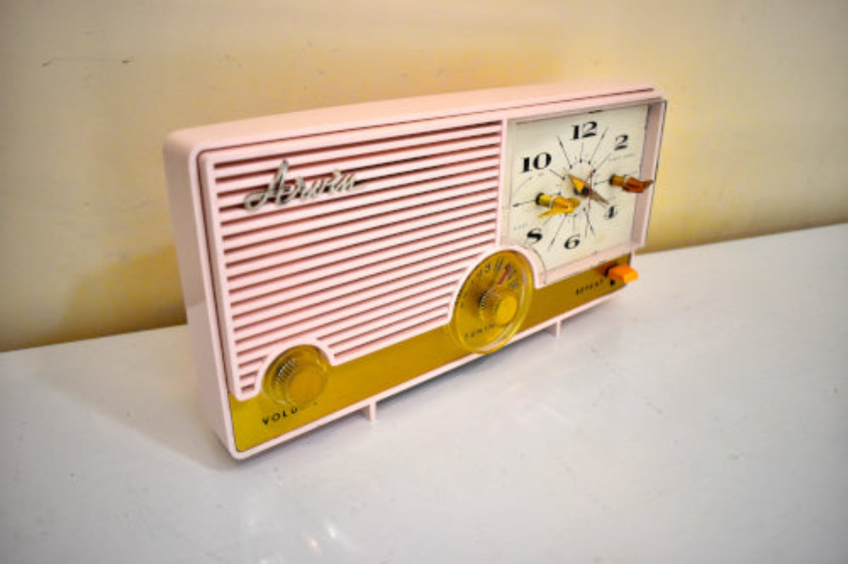 Fabulous Pink 1959 Arvin Model 5583 Vacuum Tube Radio Amazing! Excelle ...