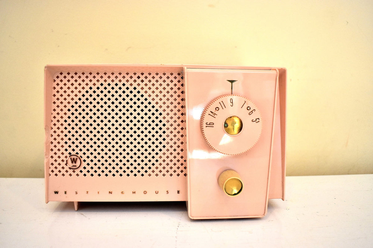 Bluetooth Ready To Go - Carnation Pink 1956 Westinghouse Model H-574T4 ...
