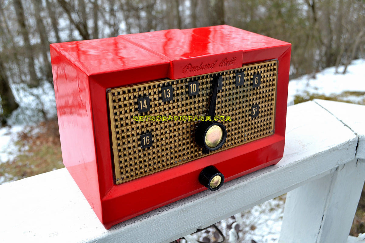 SOLD! - Mar 4, 2018 - SCARLET RED Mid Century Retro Vintage 1956 ...