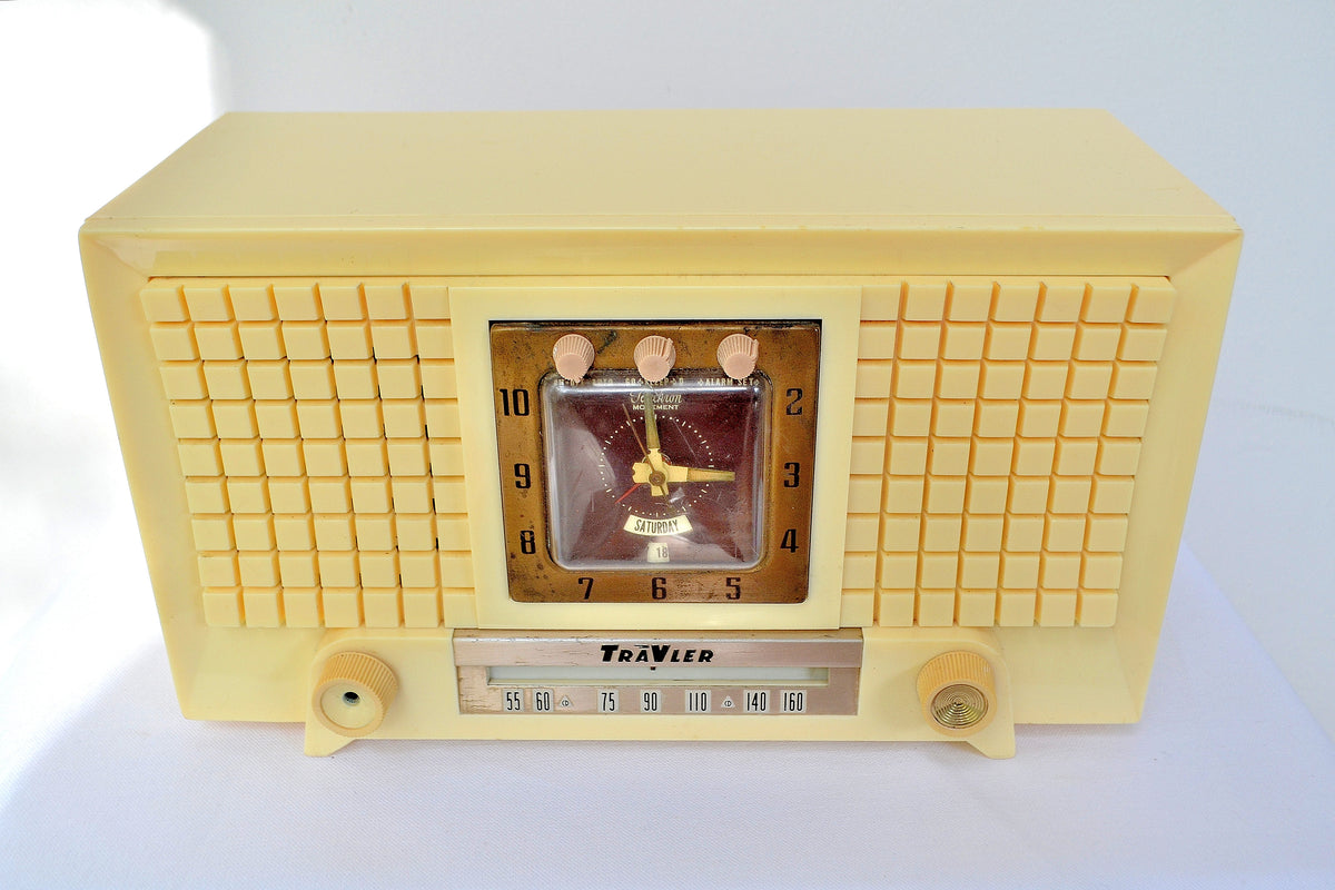 1956 TravLer 56C45 Tube AM Antique Radio – Retro Radio Farm