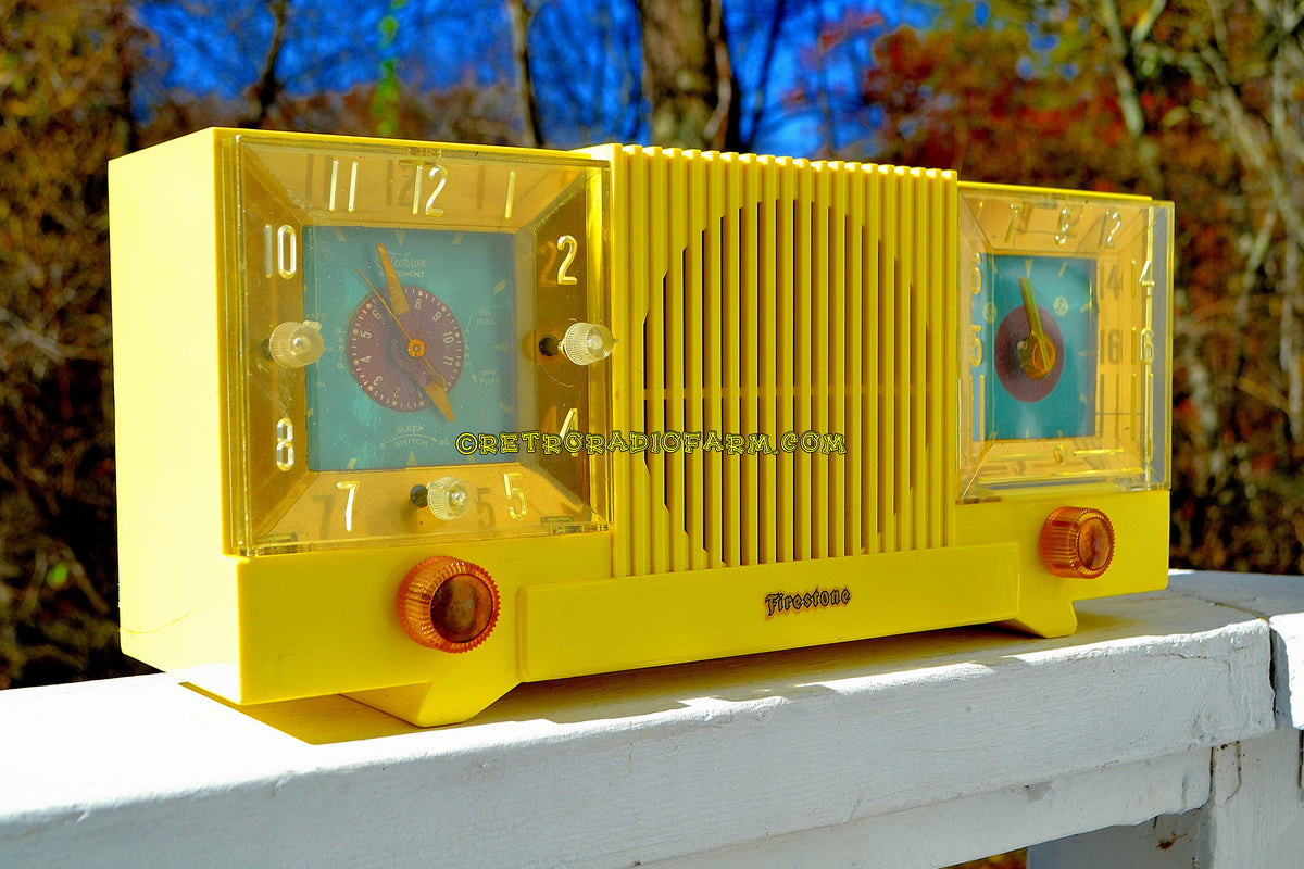 SOLD! - Nov 16, 2017 - SUNRISE YELLOW Mid Century 1952 Firestone Model ...