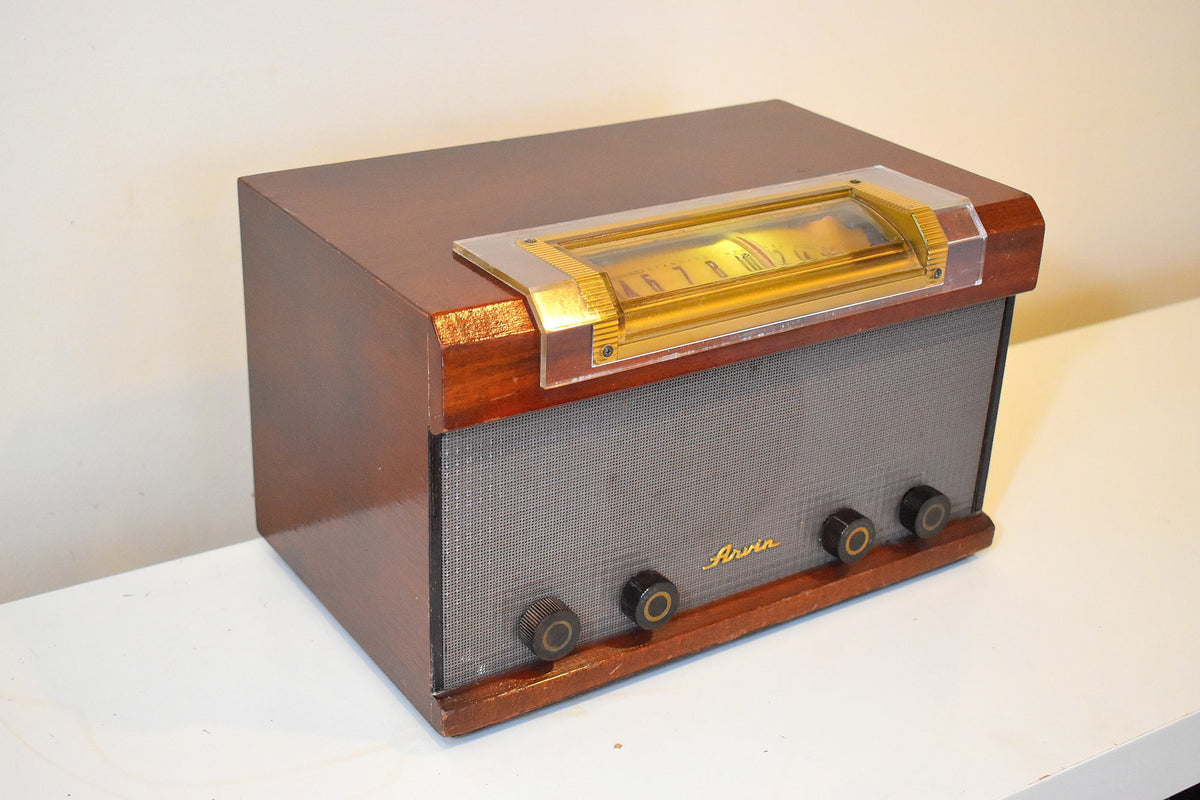 Artisan Handcrafted Wood 1948 Arvin Model 263-T Vacuum Tube AM Radio B ...