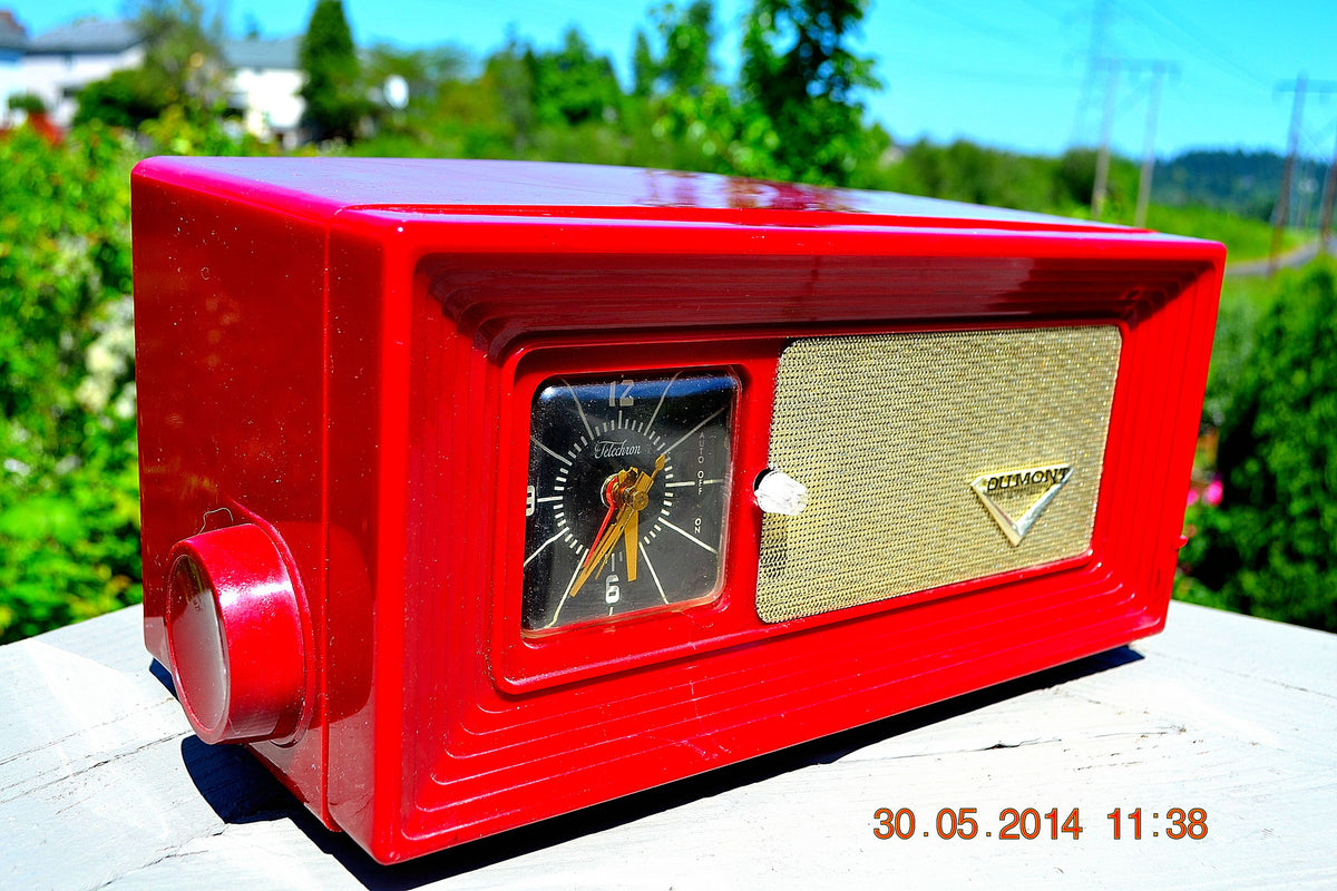SOLD! - April 8, 2015 - WILD CHERRY RED Retro Jetsons 1950's Dumont ...