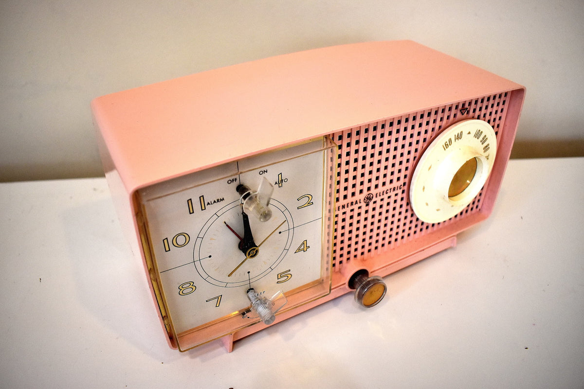 Bluetooth Ready To Go - Blossom Pink 1959 General Electric Model C437B ...