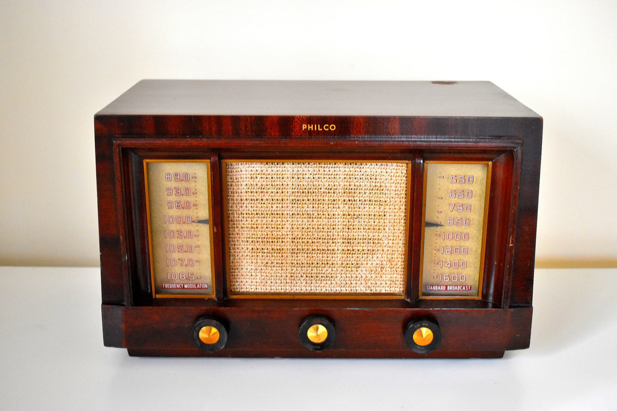 Rosewood 1953 Philco Model 53-958 Rare FM & AM Vacuum Tube Radio Incre ...