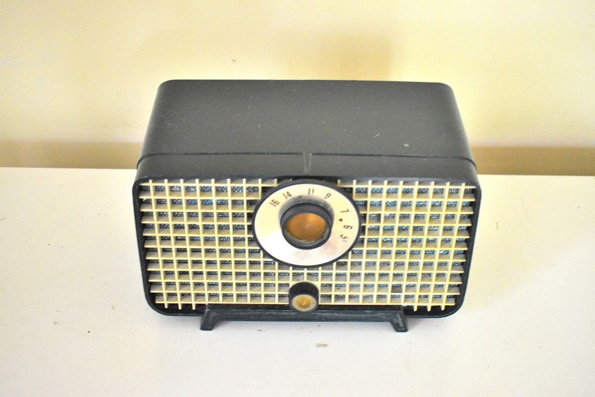 Forest Green Mid Century 1959 Philco Model D-595-124 vacuum Tube AM Ra ...