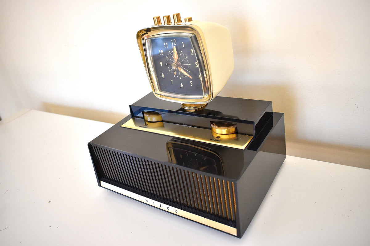 Early Sci-Fi Black White 1958 Philco Predicta Model H765-124 Vacuum Tu ...