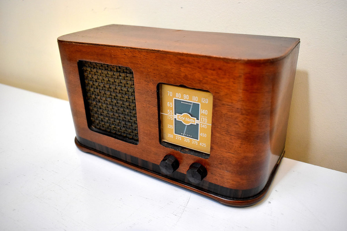 Artisan Handcrafted Wood 1939 RCA Model 9TX31 Vacuum Tube AM Radio Wor ...