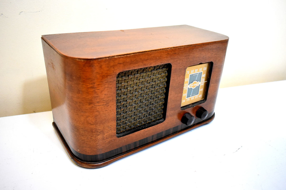 Artisan Handcrafted Wood 1939 RCA Model 9TX31 Vacuum Tube AM Radio Wor ...
