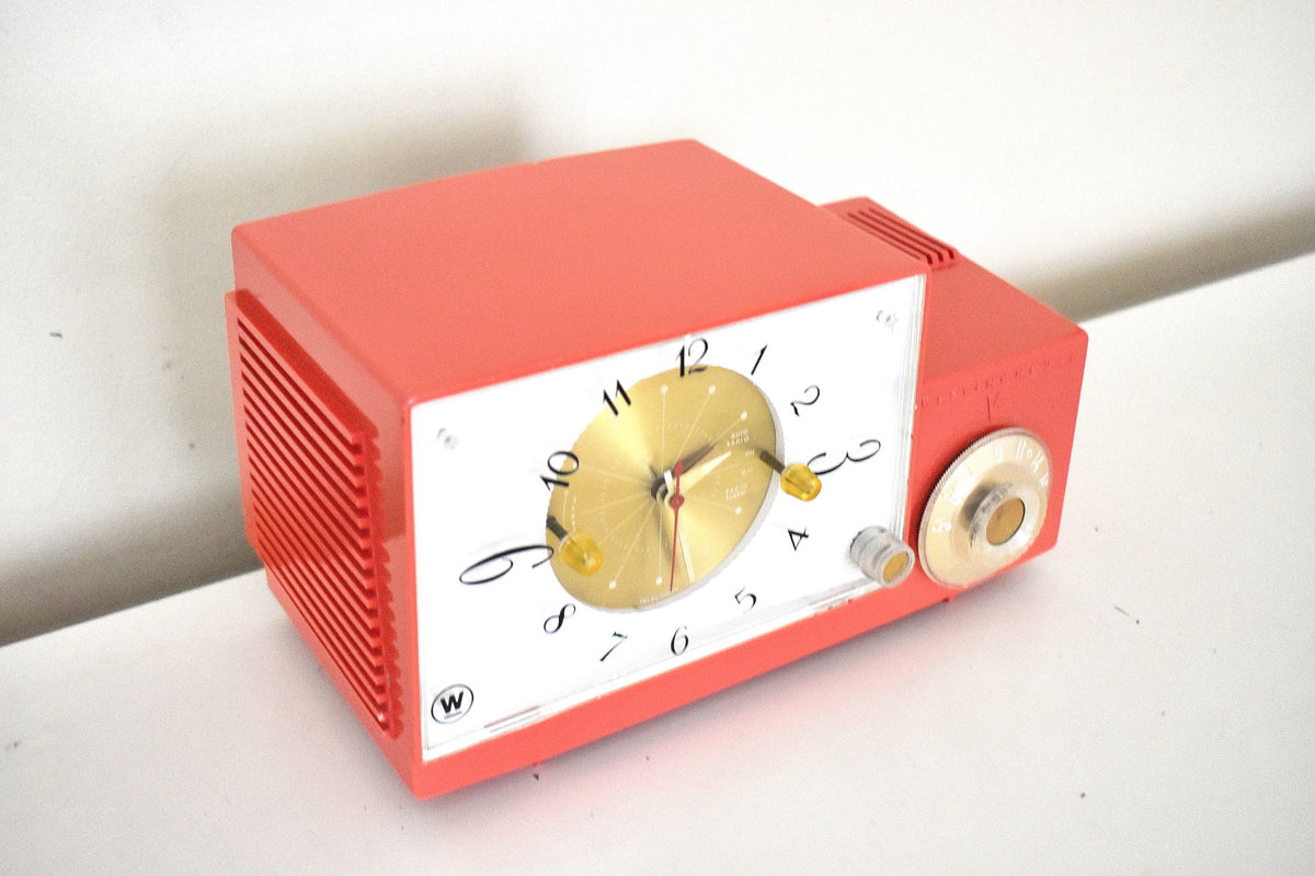 Coral 1959 Westinghouse Model H-583T5 AM Vacuum Tube Radio Split Level ...