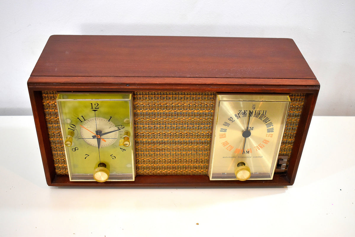 Bluetooth Ready To Go - Real Wood Cabinet Mid Century 1963 Zenith Mode ...